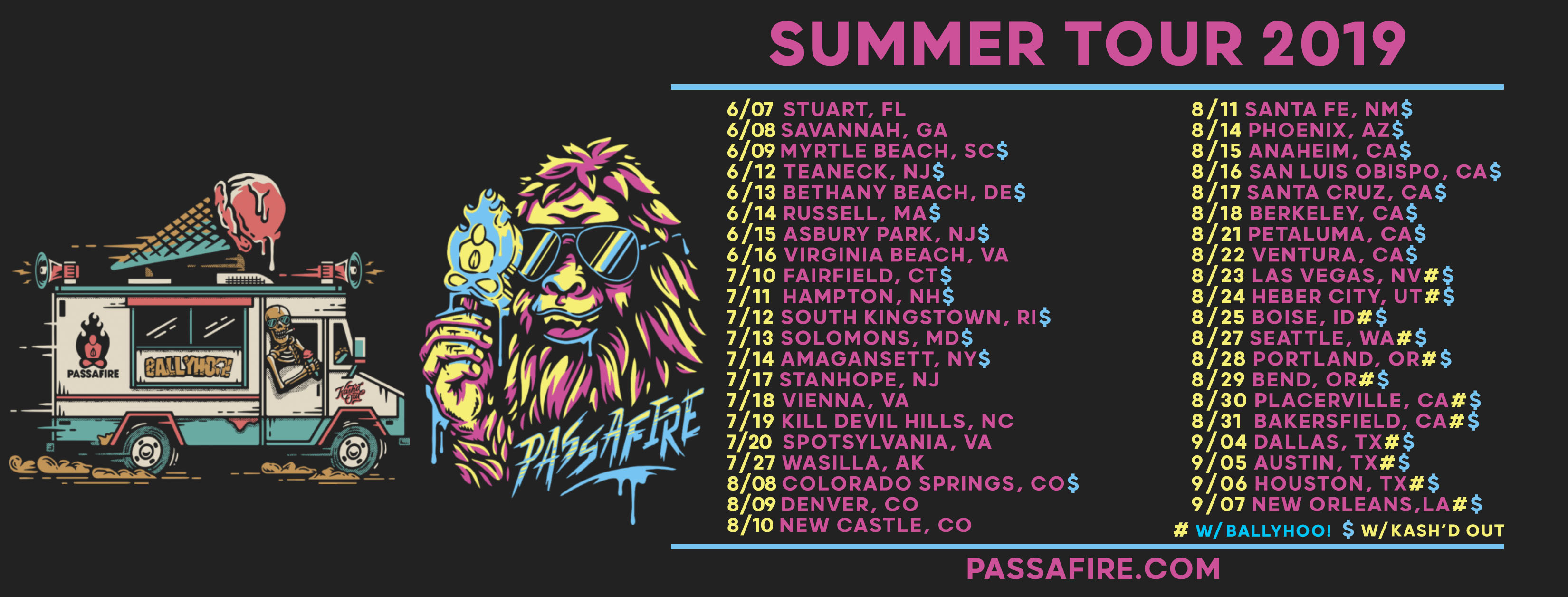Tour Dates Passafire